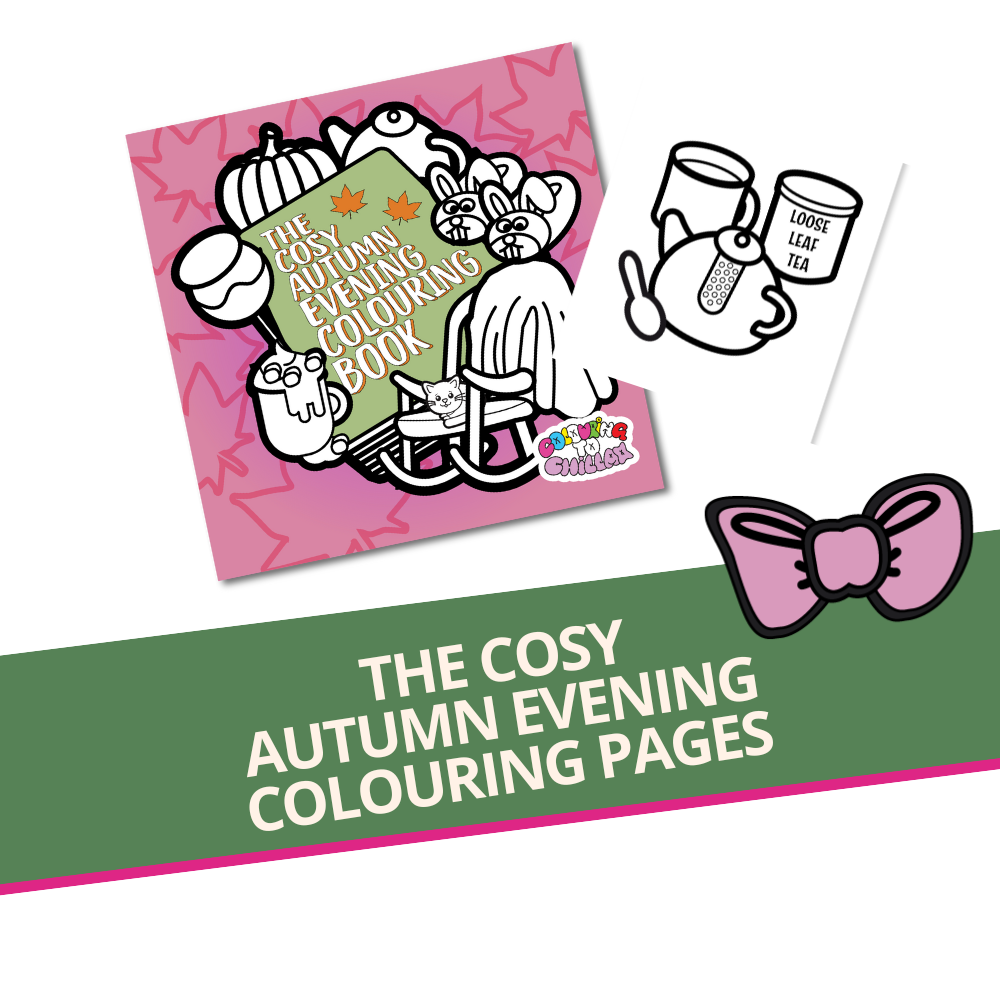 The Cosy Autumn Evening Colouring Pages (40+ Pages Digital Download On ...